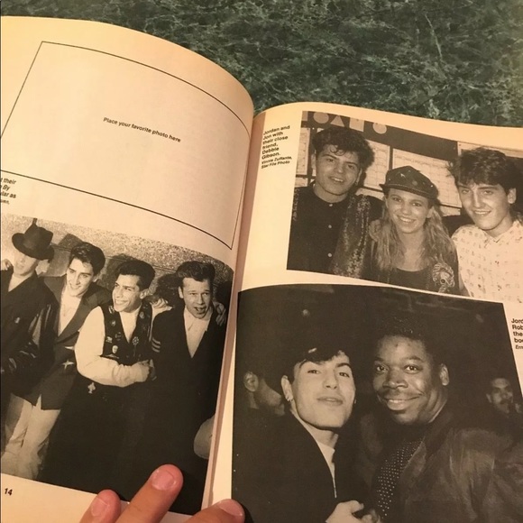 Office | Vintage 199 New Kids On The Block Scrapbook New | Poshmark